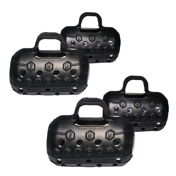 Large Loop Grip Set - 2 Pairs (Black) - Egg Weights